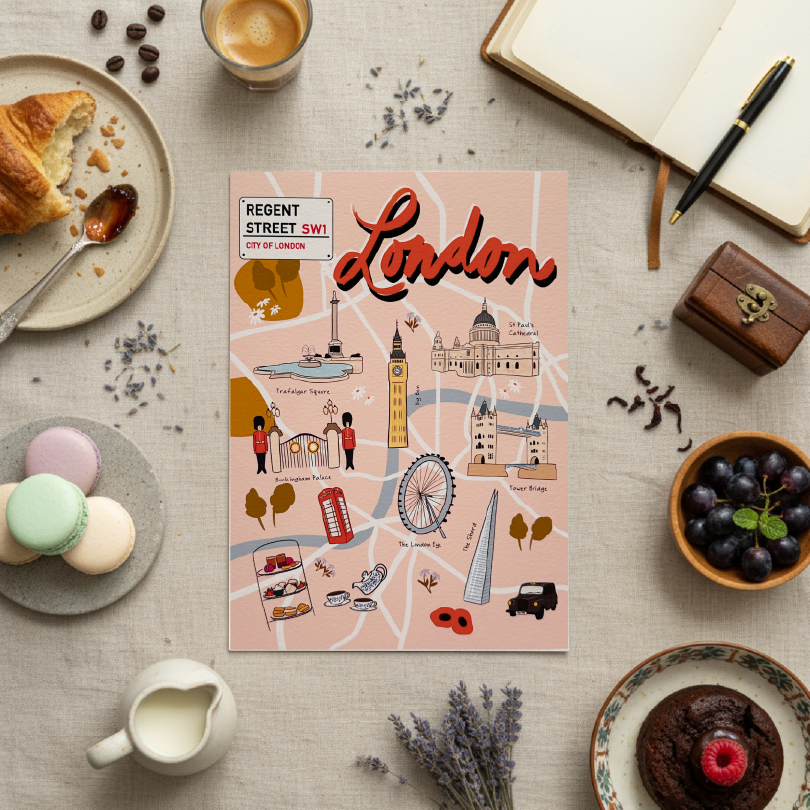 London Digital City Map — Stylish Printable Wall Art | Diana Pereira ...